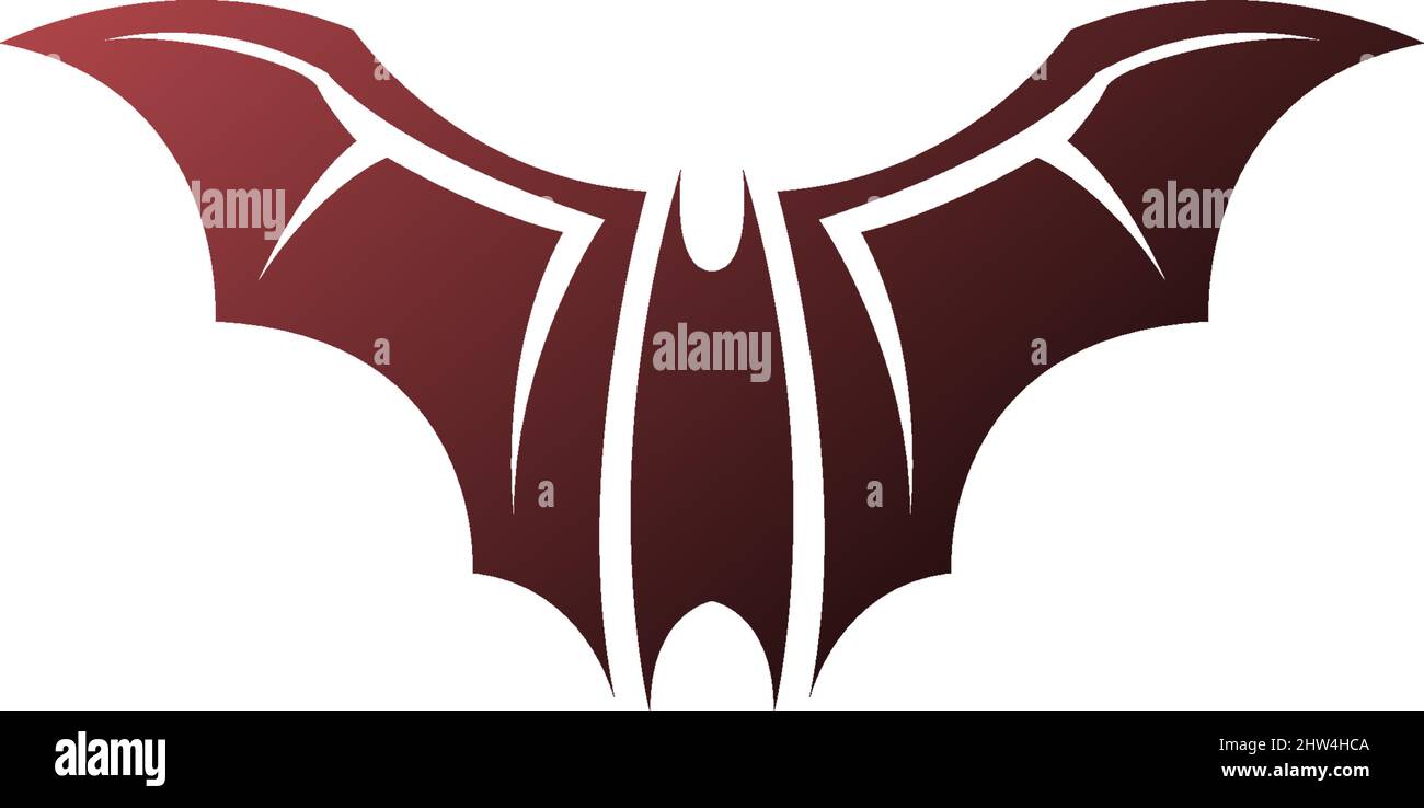 Bat animal logo icon illustration template vector Stock Vector Image ...