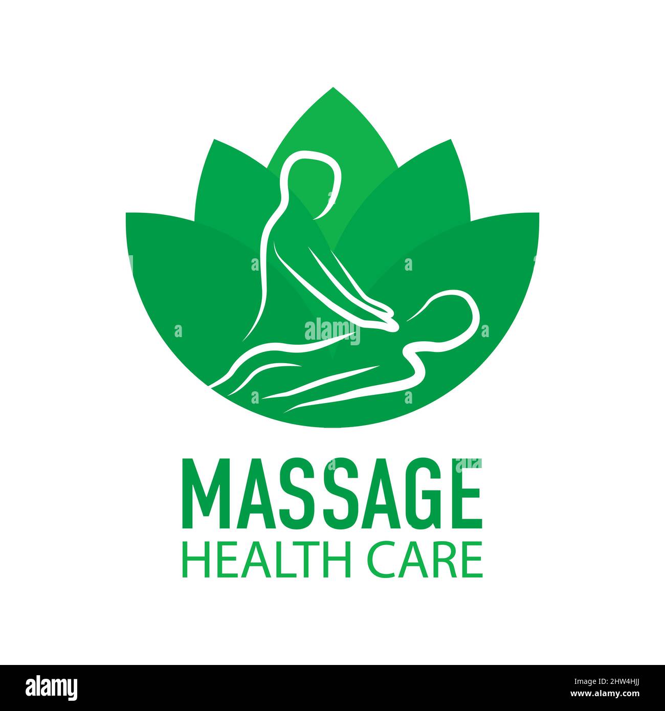 Vector Logo Of The Medical Back Massage Salon Stock Vector Image And Art Alamy