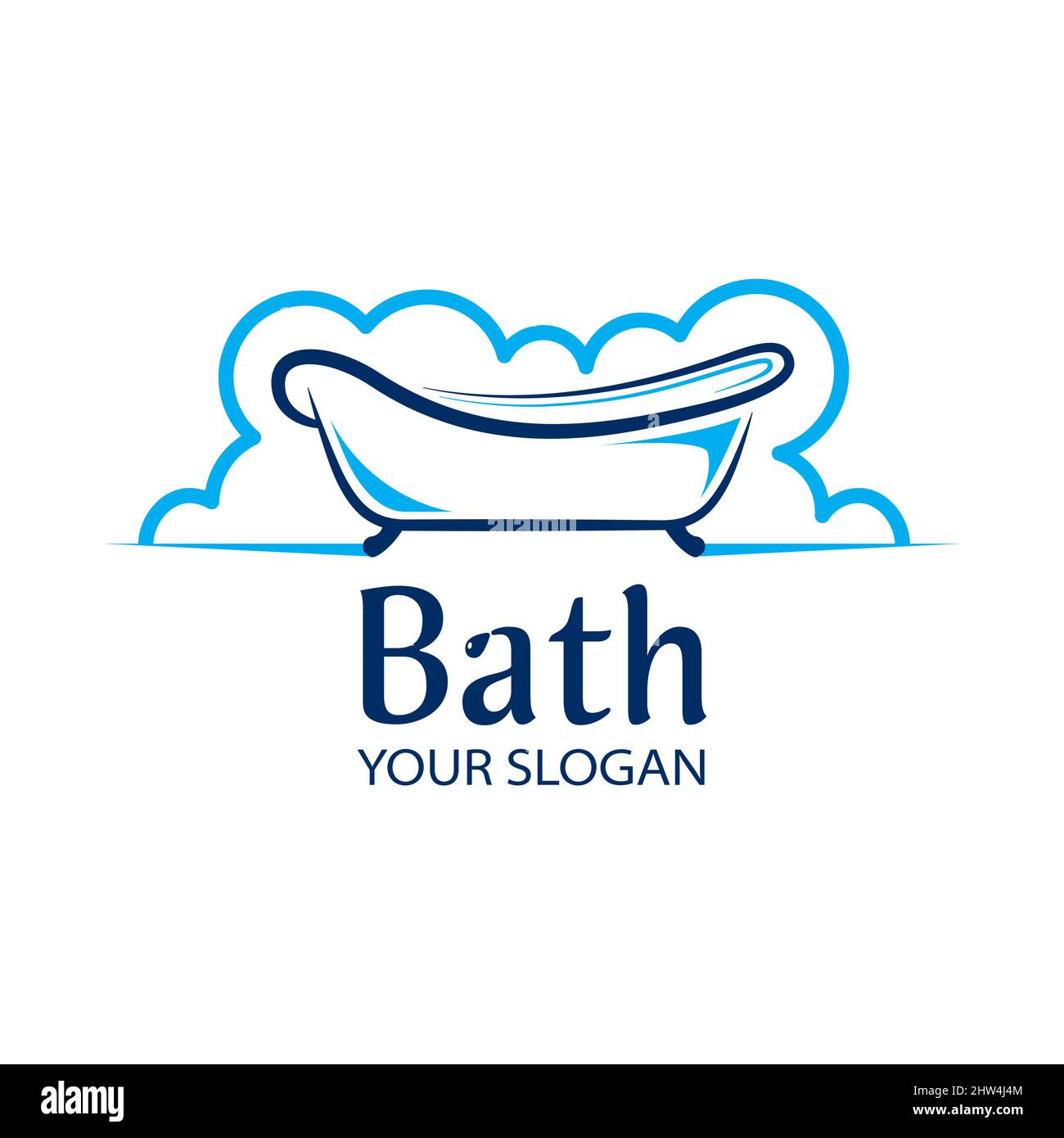 Vector logo of plumbing, baths and showers Stock Vector Image & Art - Alamy