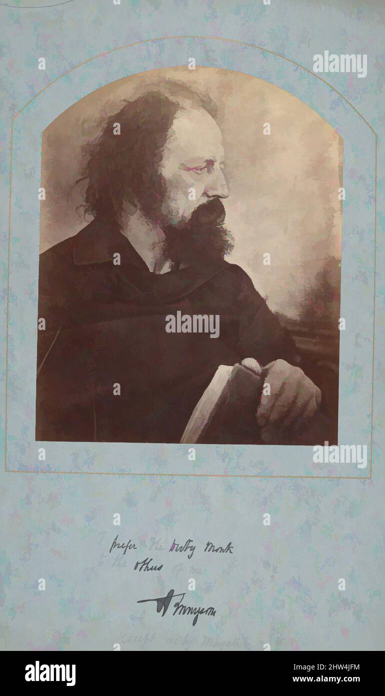 Art inspired by Alfred, Lord Tennyson, 1865, Albumen silver print from ...