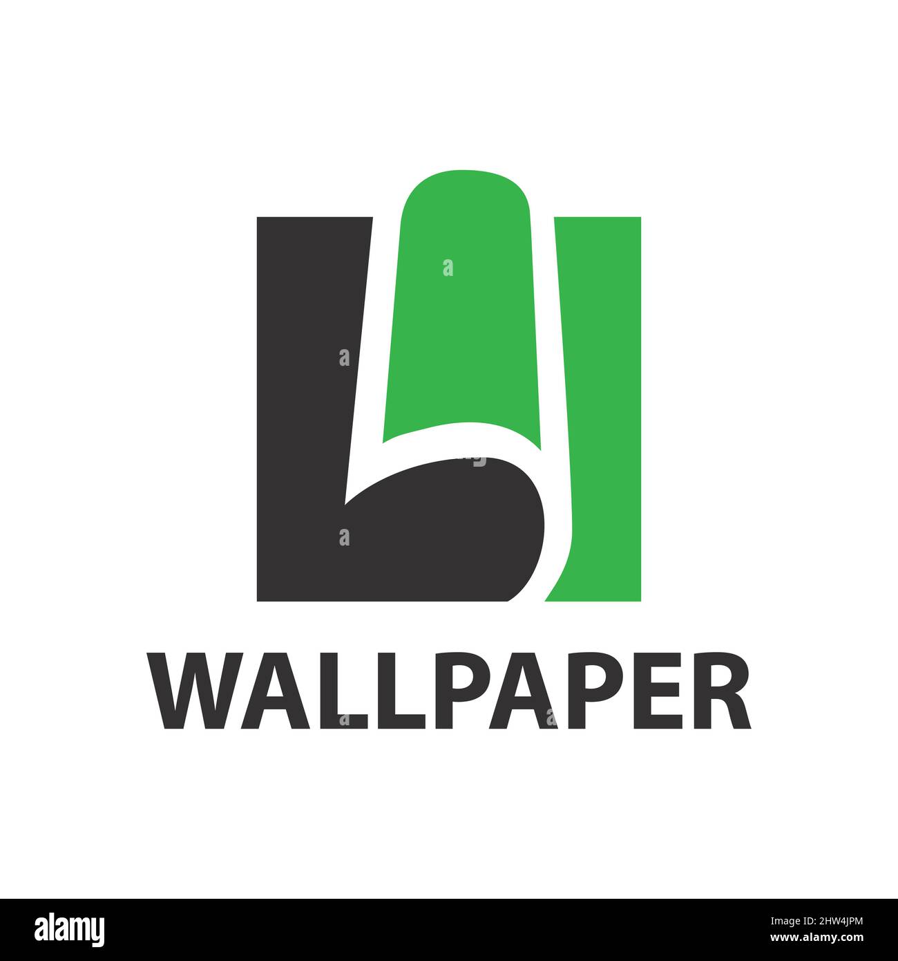 Vector logo of the designer wallpaper store Stock Vector Image & Art ...