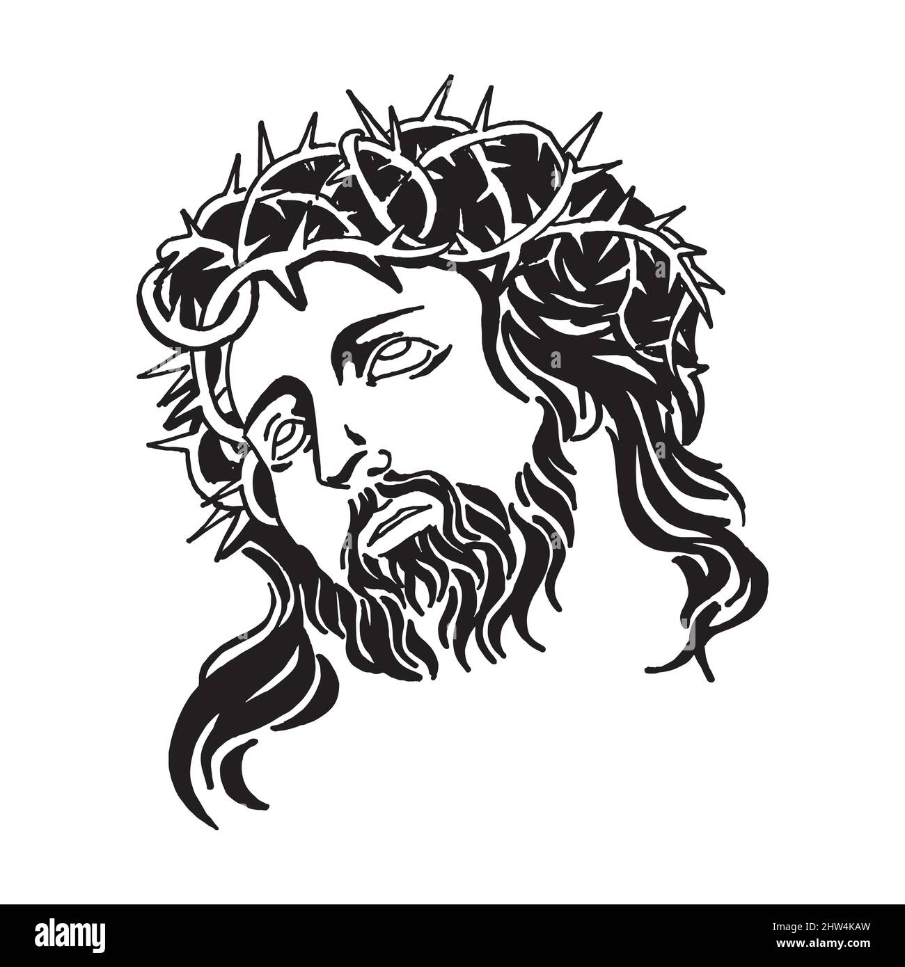 Vector illustration of Jesus Christ, God and bible Stock Vector Image ...