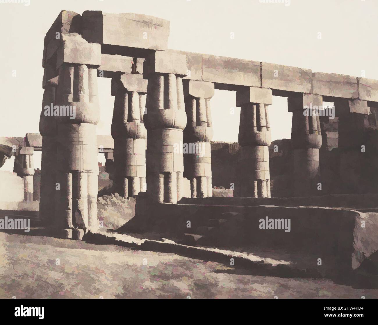 Art inspired by Louksor (Thèbes), Construction Postérieure - Galeries ...