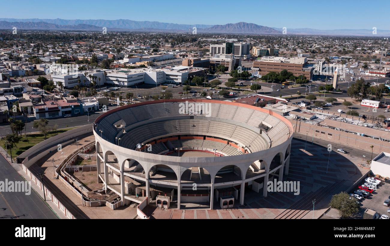 Mexicali, Baja California, Mexico - January 2, 2021: View of the ...