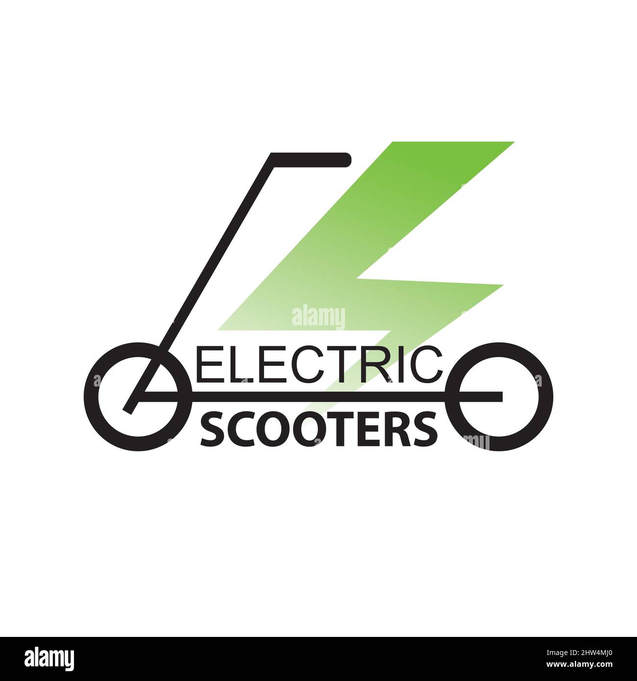 Vector logo of the electric scooter rental service Stock Vector Image ...