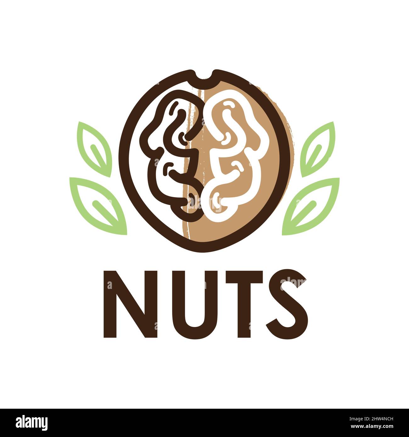 Vector logo of the nuts and dried fruits store Stock Vector Image & Art ...