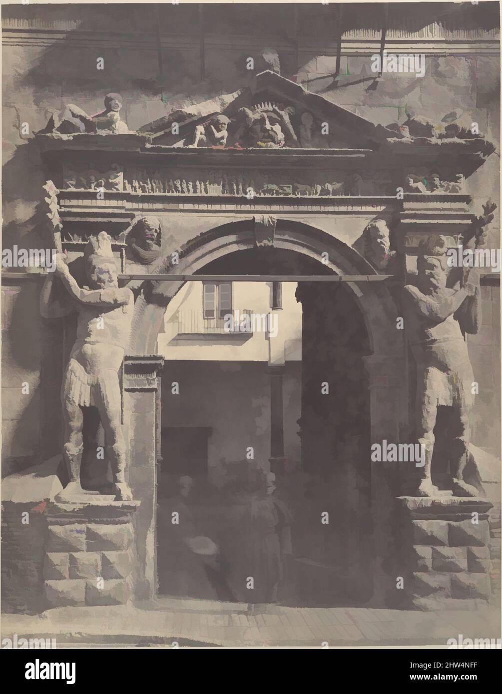 Art inspired by Zaragoza: Porta de los Gigantes, 1860, Albumen silver ...