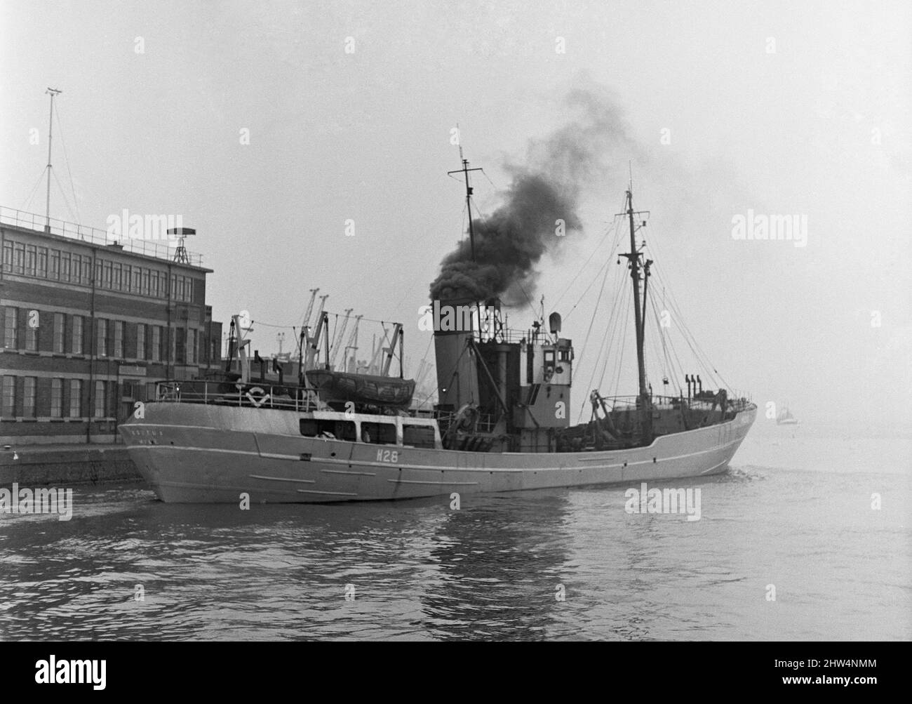 Northern Fishing Co Ltd sidewinder trawler Brutus seen here departing ...