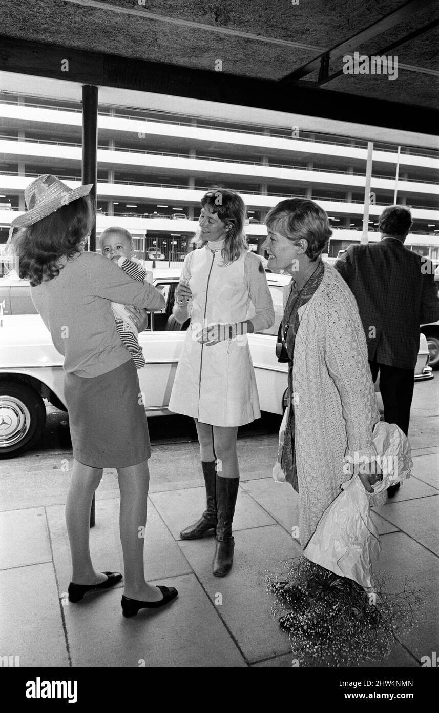 Vanessa Redgrave was at Heathrow Airport holding a baby. On ...