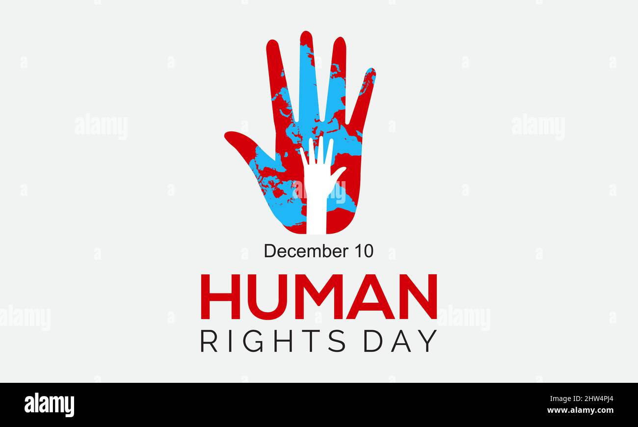 Human Rights Day. Vector template of Human Rights for banner, card ...
