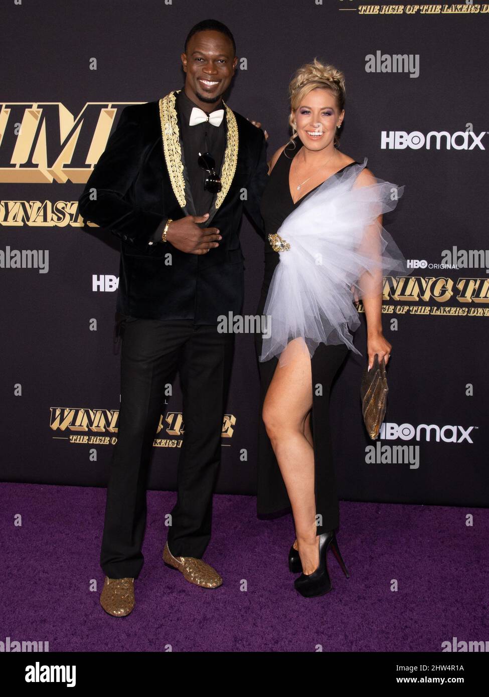 02 March 2022 - Los Angeles, California - Newton Mayenge and Whitney ...