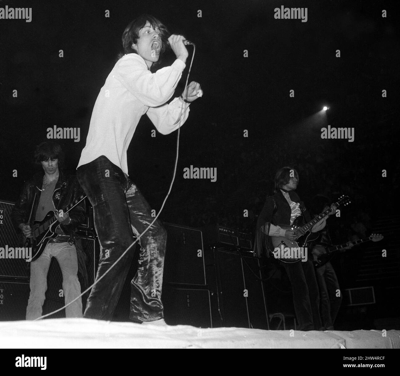 Rolling Stones performing at the NME Poll Winners Concert on 12th May ...