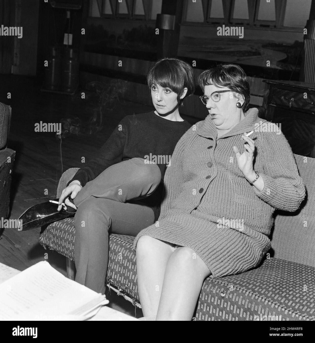 Actress Dandy Nichols who plays the mother in the BBC comedy series ...