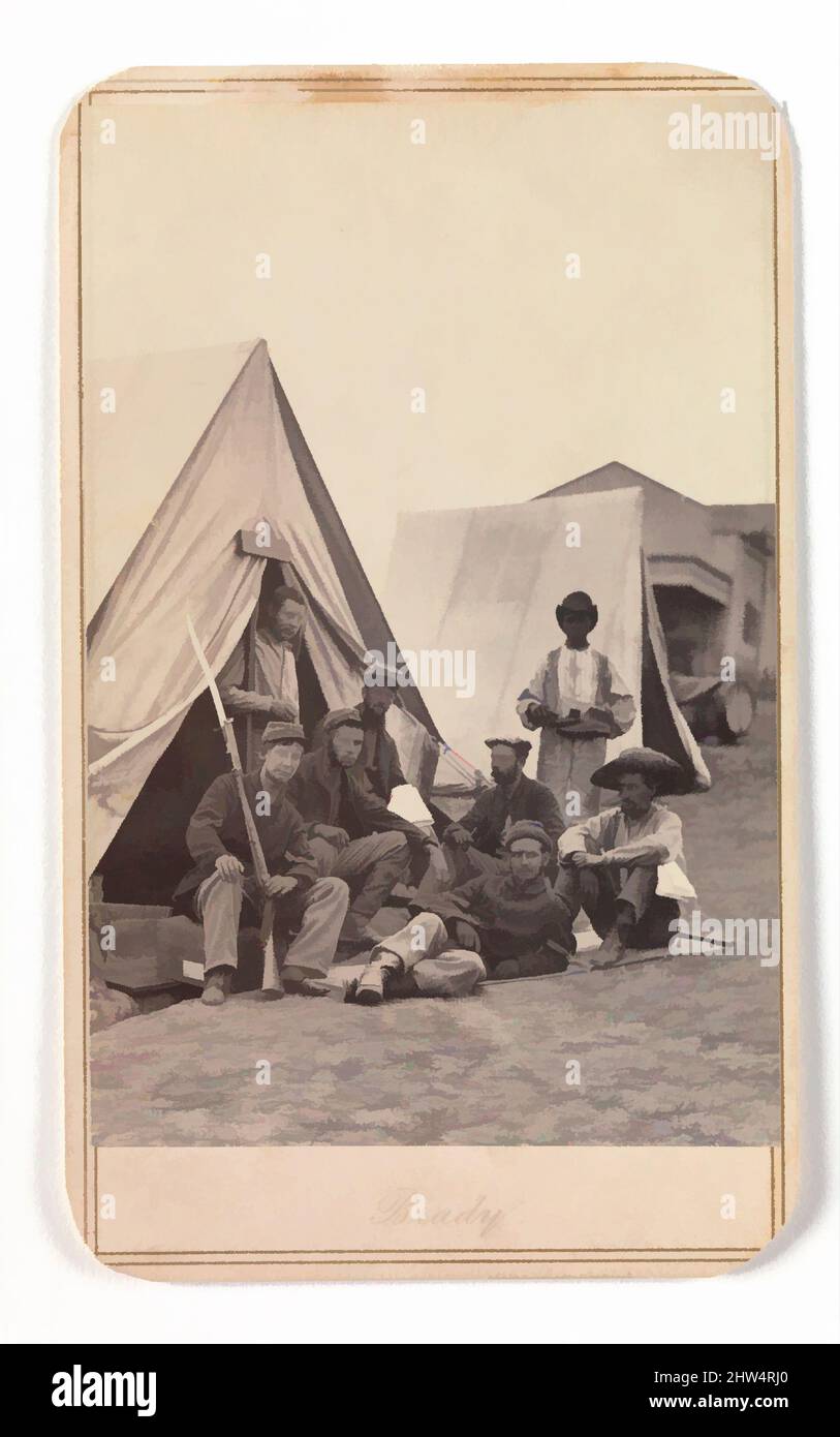 Art inspired by Camp Scene with Soldiers of the 22nd New York State ...