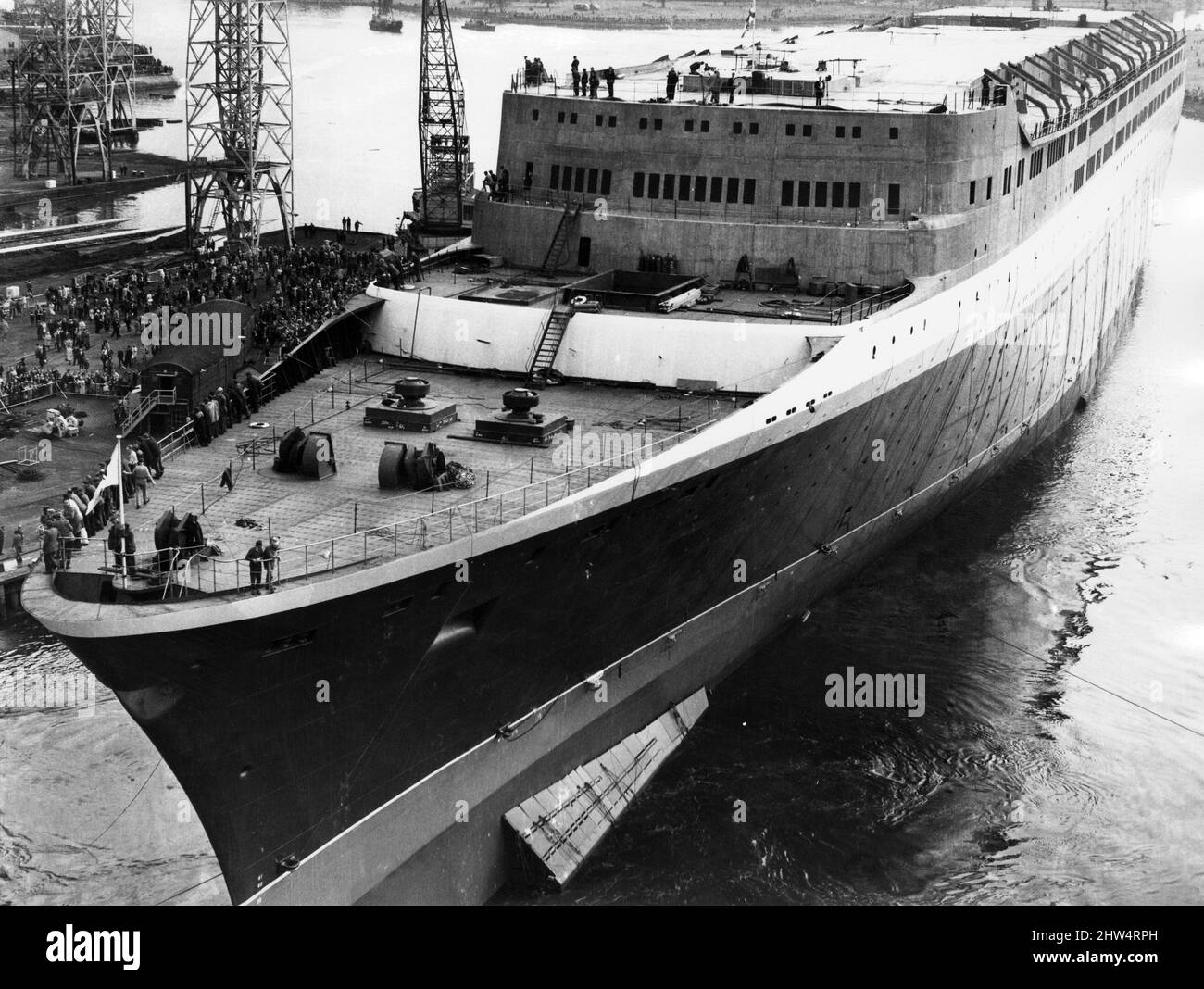 Queen Elizabeth 2, ocean liner, built for the Cunard Line which was ...