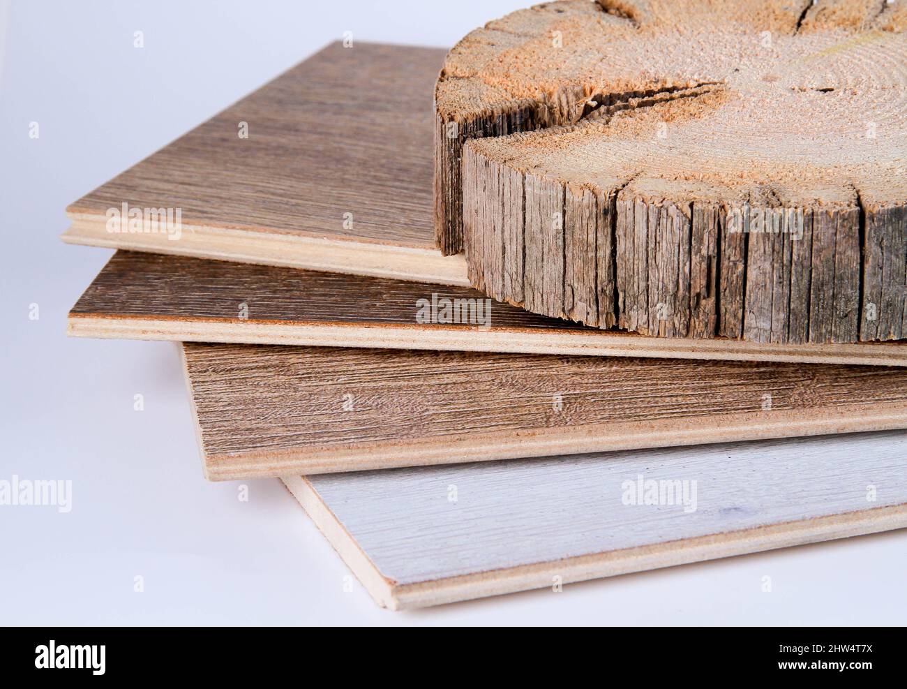 Laminate. Laminate boards and wood. Natural wood and laminate flooring ...