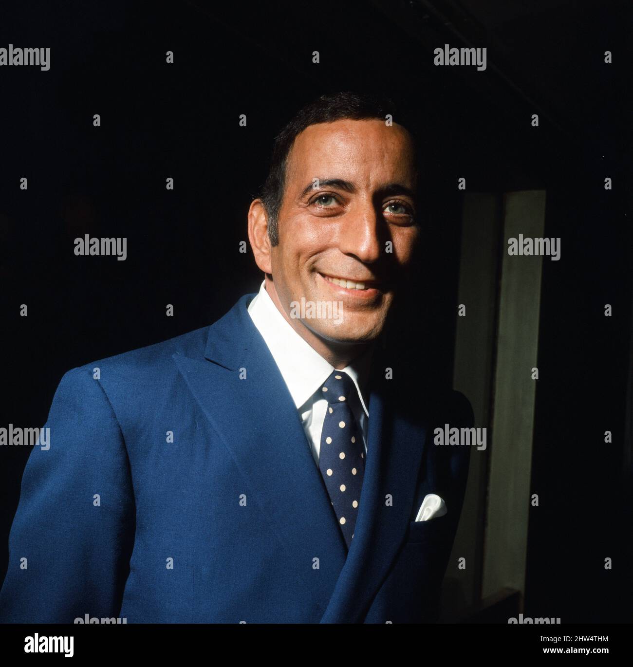 American singer Tony Bennett. 7th March 1968 Stock Photo - Alamy