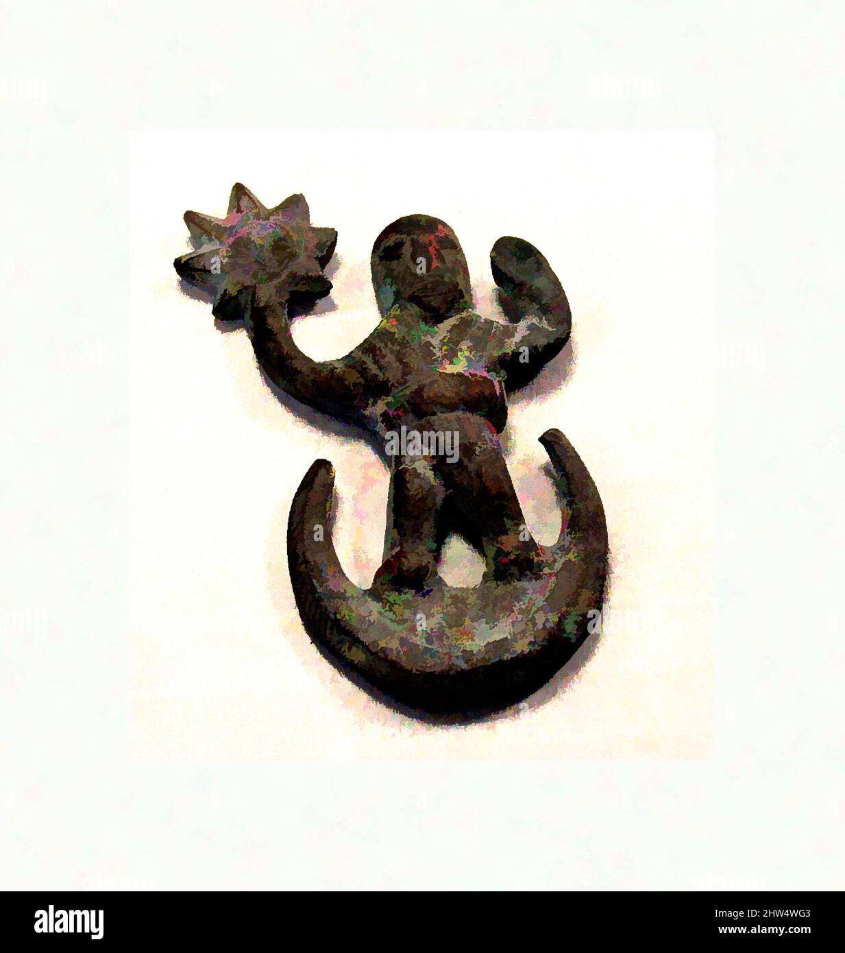 Art inspired by Cast Copper Figure on Standing on Crescent, 16th–17th ...