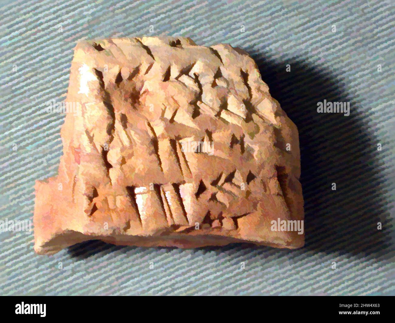 Art inspired by Cuneiform tablet: fragment of a contract, Neo ...