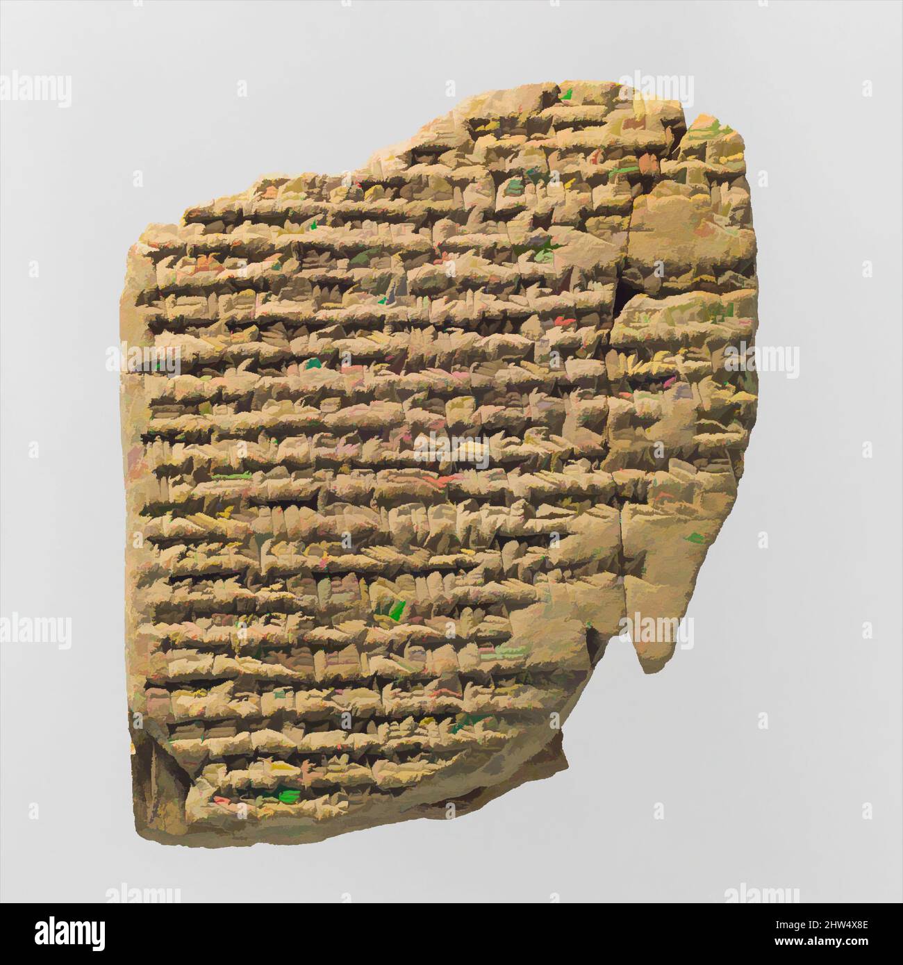 Art inspired by Cuneiform tablet: a-she-er gi-ta, balag to Innin/Ishtar ...