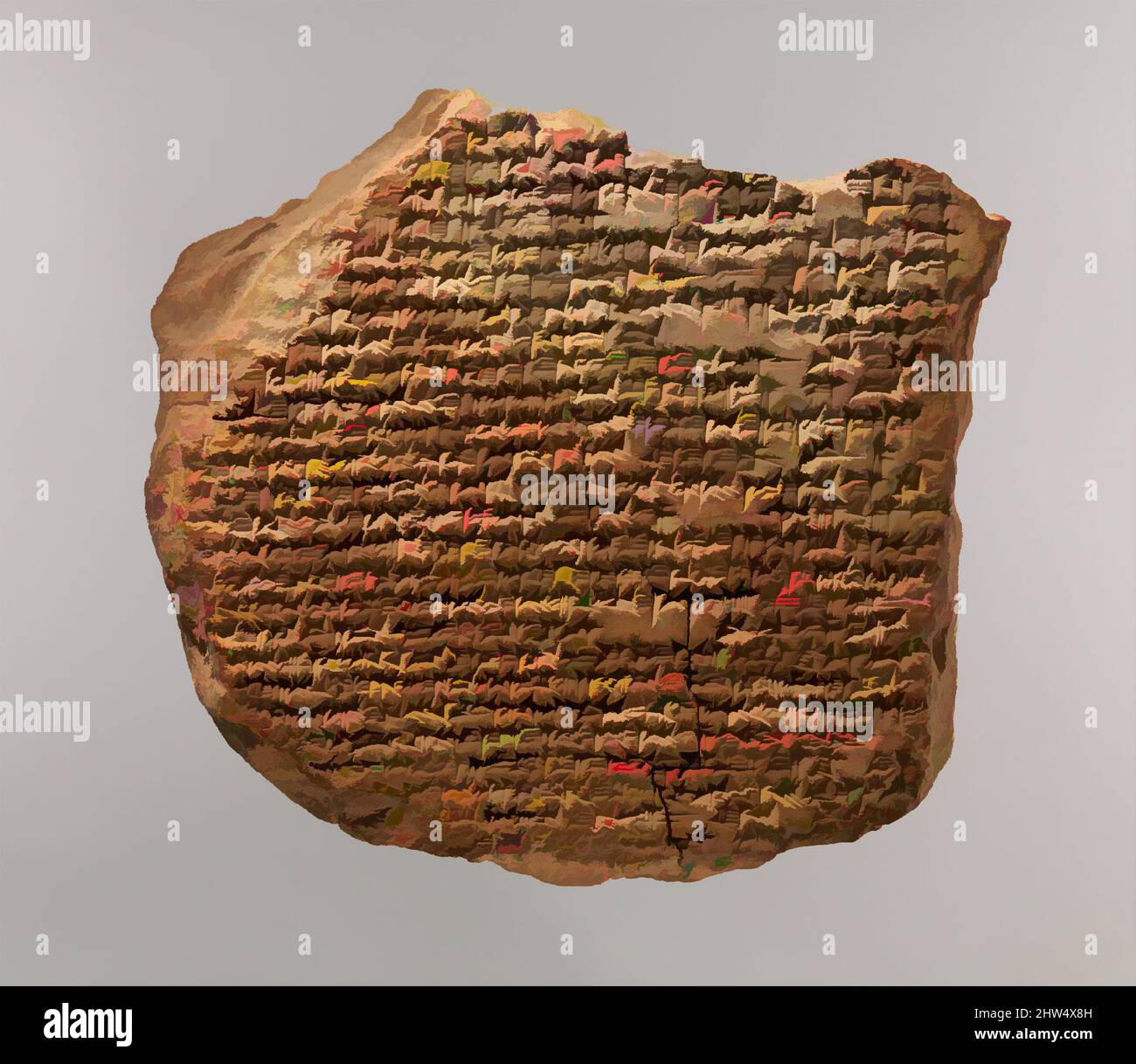 Art inspired by Cuneiform tablet: hymn to Marduk, Neo-Babylonian ...