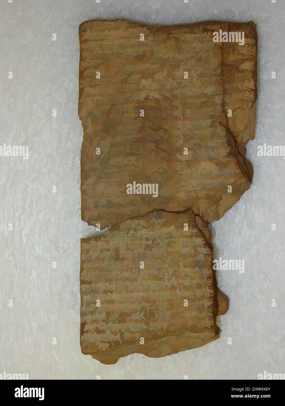 Art inspired by Cuneiform tablet: nir-gal lu e-NE, balag to Ninurta ...