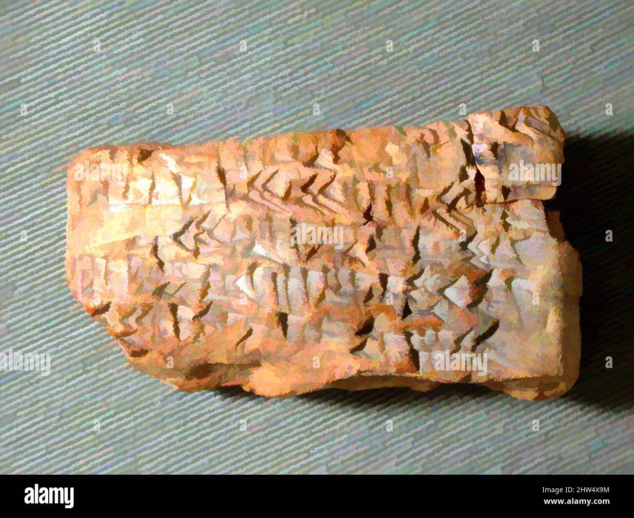 Art inspired by Cuneiform tablet: fragment of a contract, Neo ...