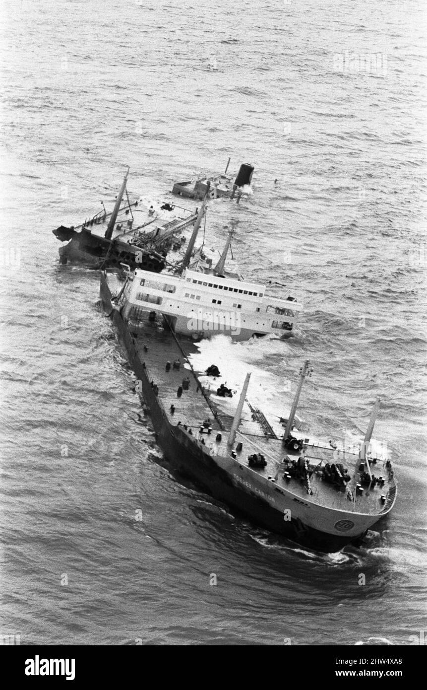 On 18th March 1967 the oil tanker Torrey Canyon on route for Milford ...