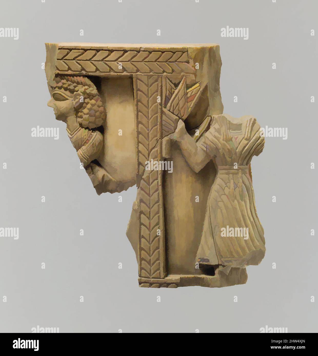 Art inspired by Cylindrical box fragment with female figures, Neo ...
