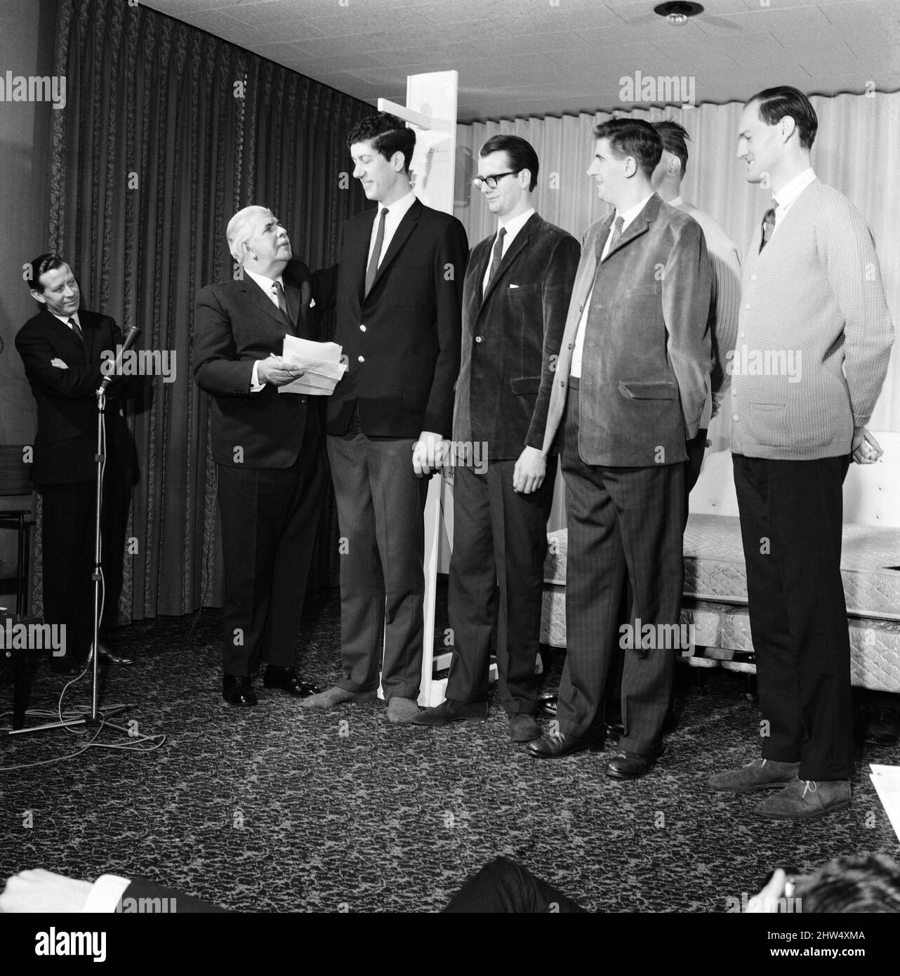 Tallest Man Competition held at the Londoner Hotel, Welbeck Street ...