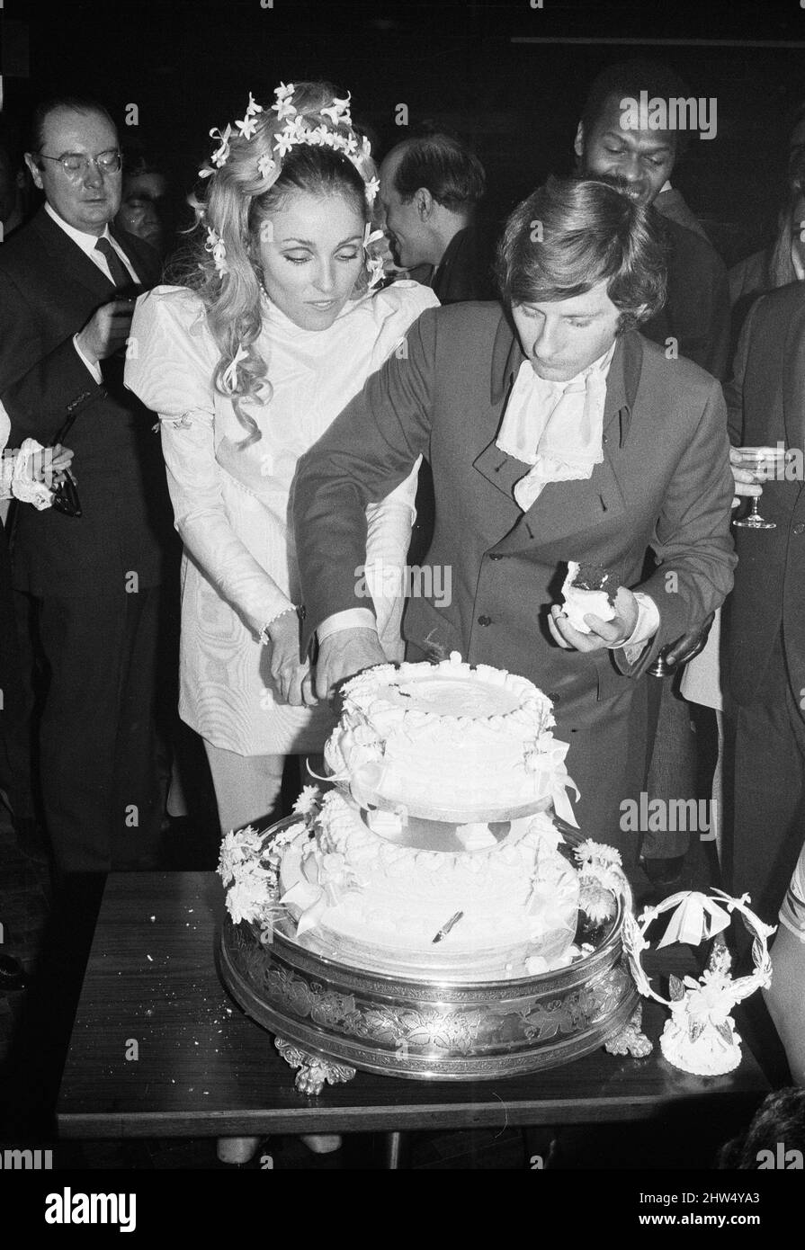 Wedding Reception Of Polish Film Director Roman Polanski And His Bride