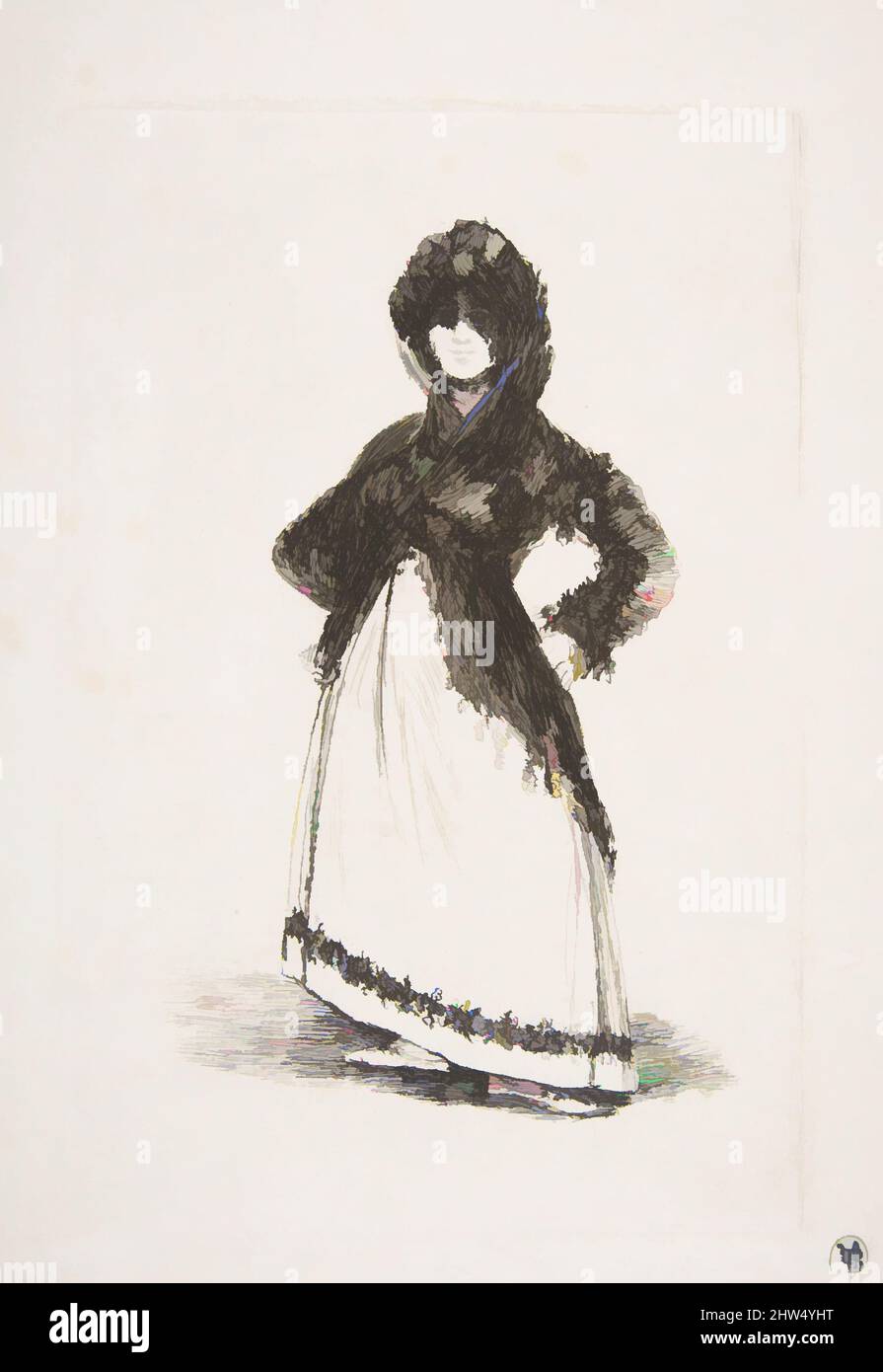 Art inspired by A Maja standing against a light background (Maja ...