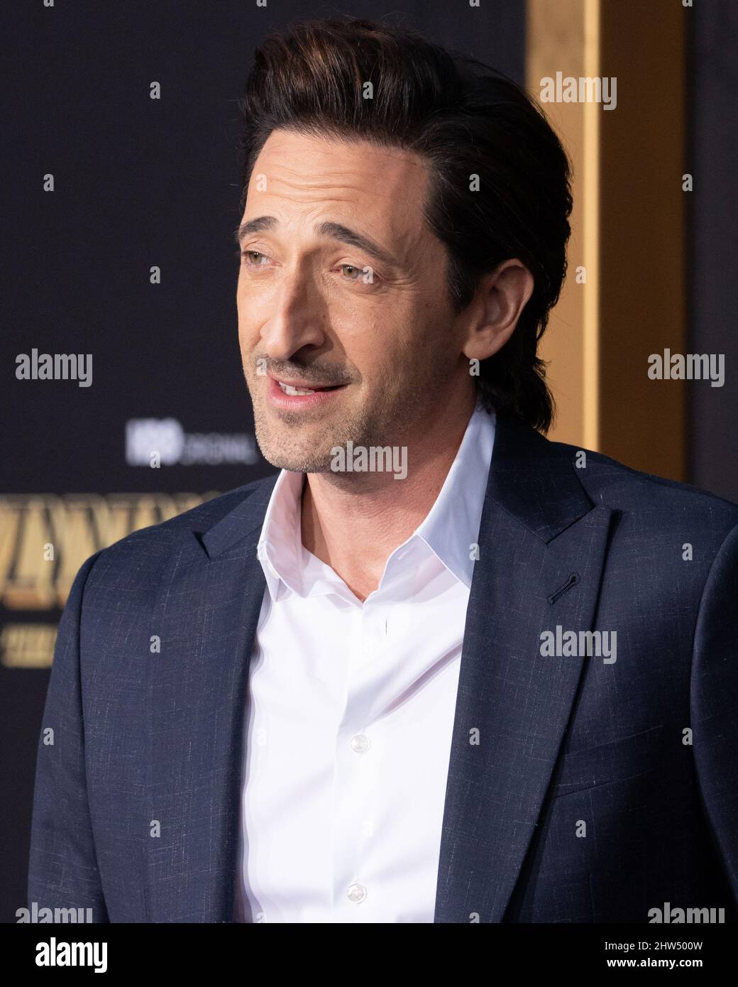 02 March 2022 - Los Angeles, California - Adrien Brody. Premiere Of HBO ...
