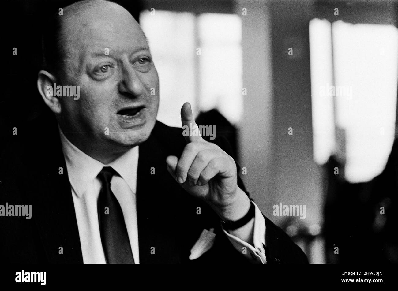 Media Mogul Lord Lew Grade poses for the camera. 24th January 1967 ...