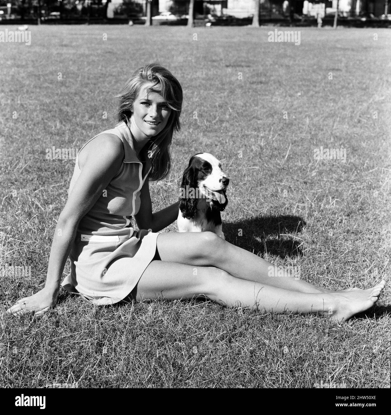 Actress Charlotte Rampling pictured in Chelsea. 9th August 1967 Stock ...