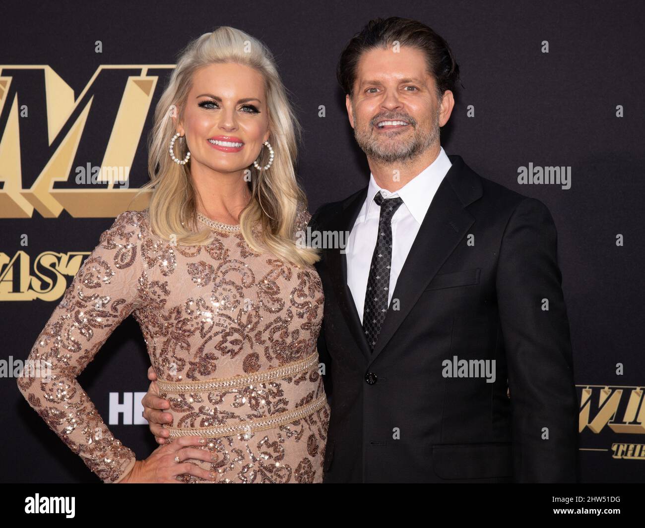 02 March 2022 - Los Angeles, California - Courtney Friel and Jim Hecht ...