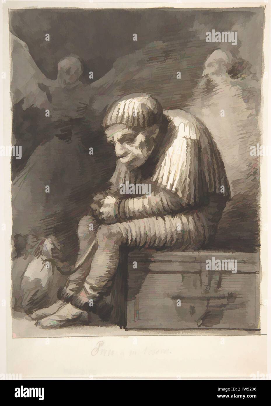 Art inspired by Shackled to His Treasure ('Preso á su tesoro'), 1807–45 ...