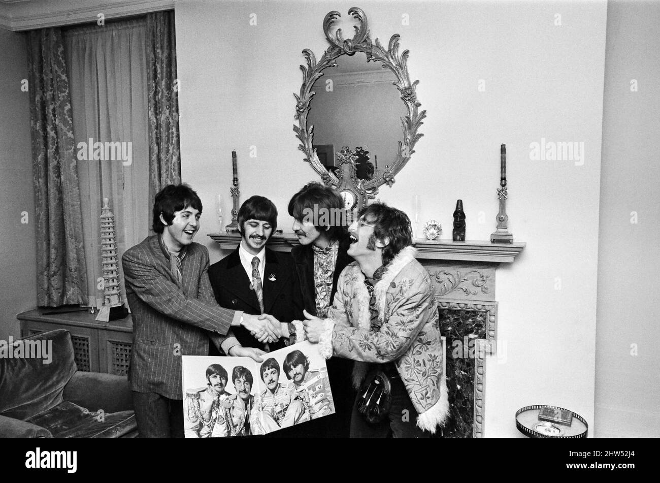 Press launch of "Sgt. Pepper's Lonely Hearts Club Band" the eighth ...