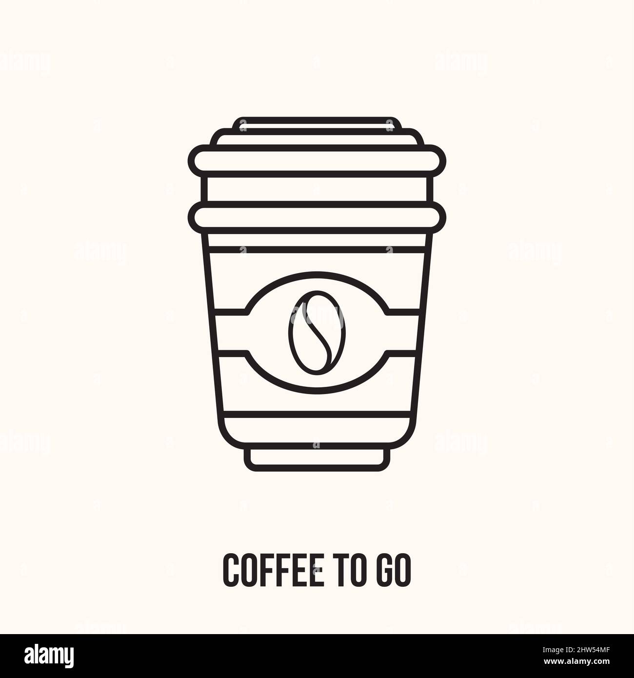 Coffee to go. Coffee sale design Stock Vector Image & Art - Alamy