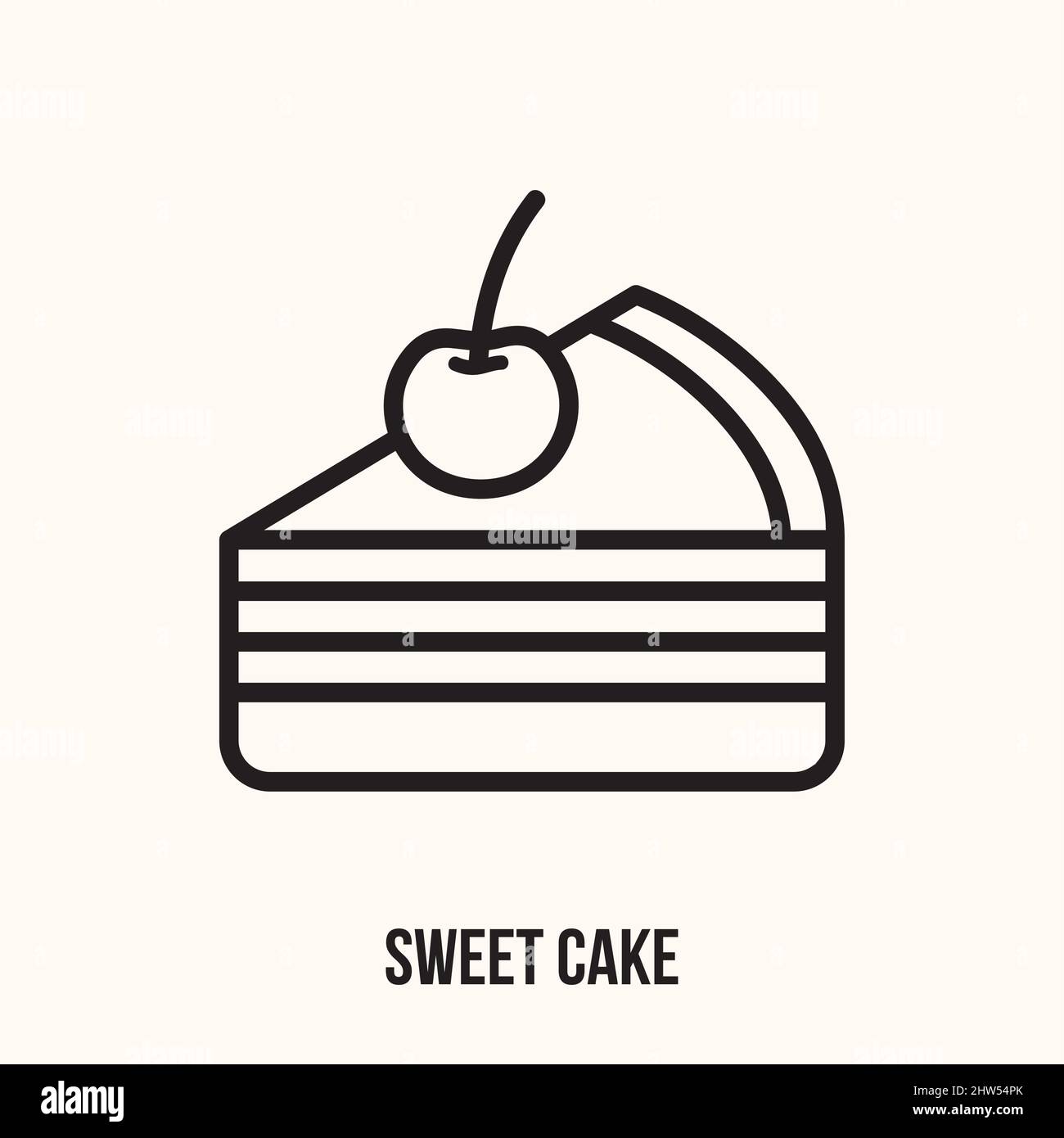 Simple icing Stock Vector Images - Alamy