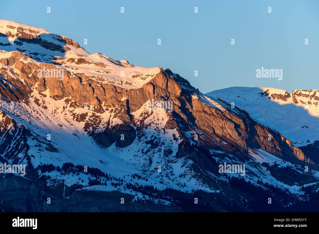 This landscape photo was taken in Europe, in France, Rhone Alpes, in ...