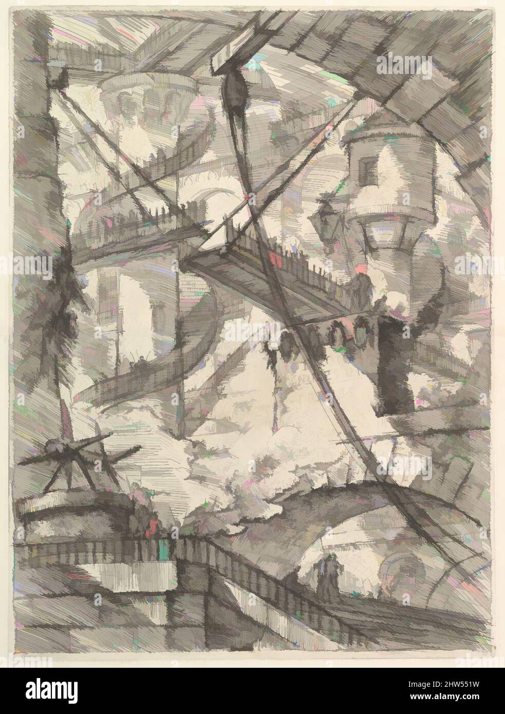 Art inspired by The Drawbridge, from Carceri d'invenzione (Imaginary ...