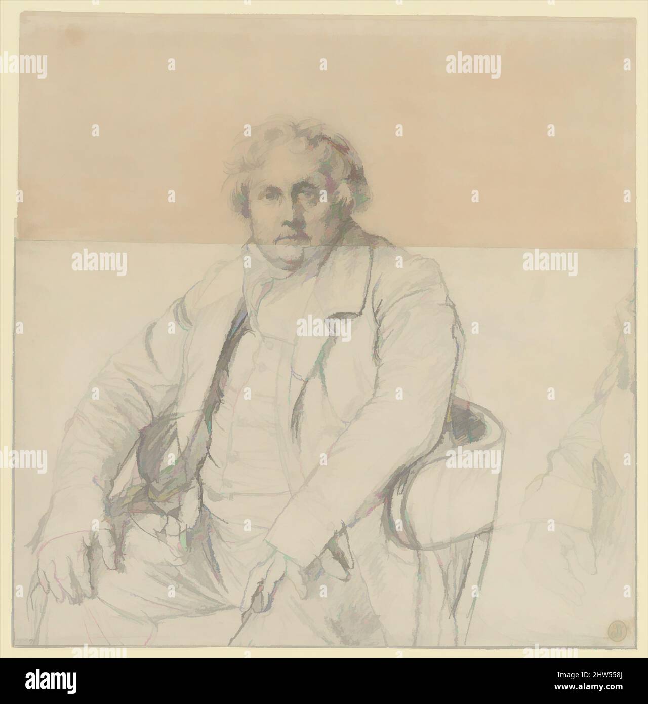Art inspired by Study for the Portrait of Louis-François Bertin (1766 ...