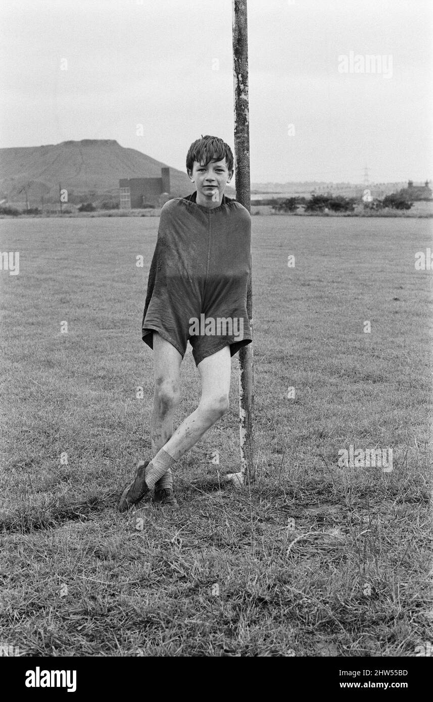 David Bradley, (aged 14) playing the part of Billy Casper, pictured ...