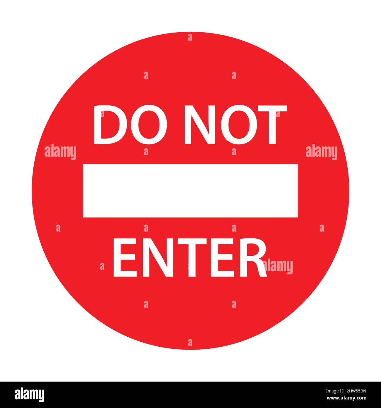 Do not enter road sign icon vector for graphic design, logo, website ...