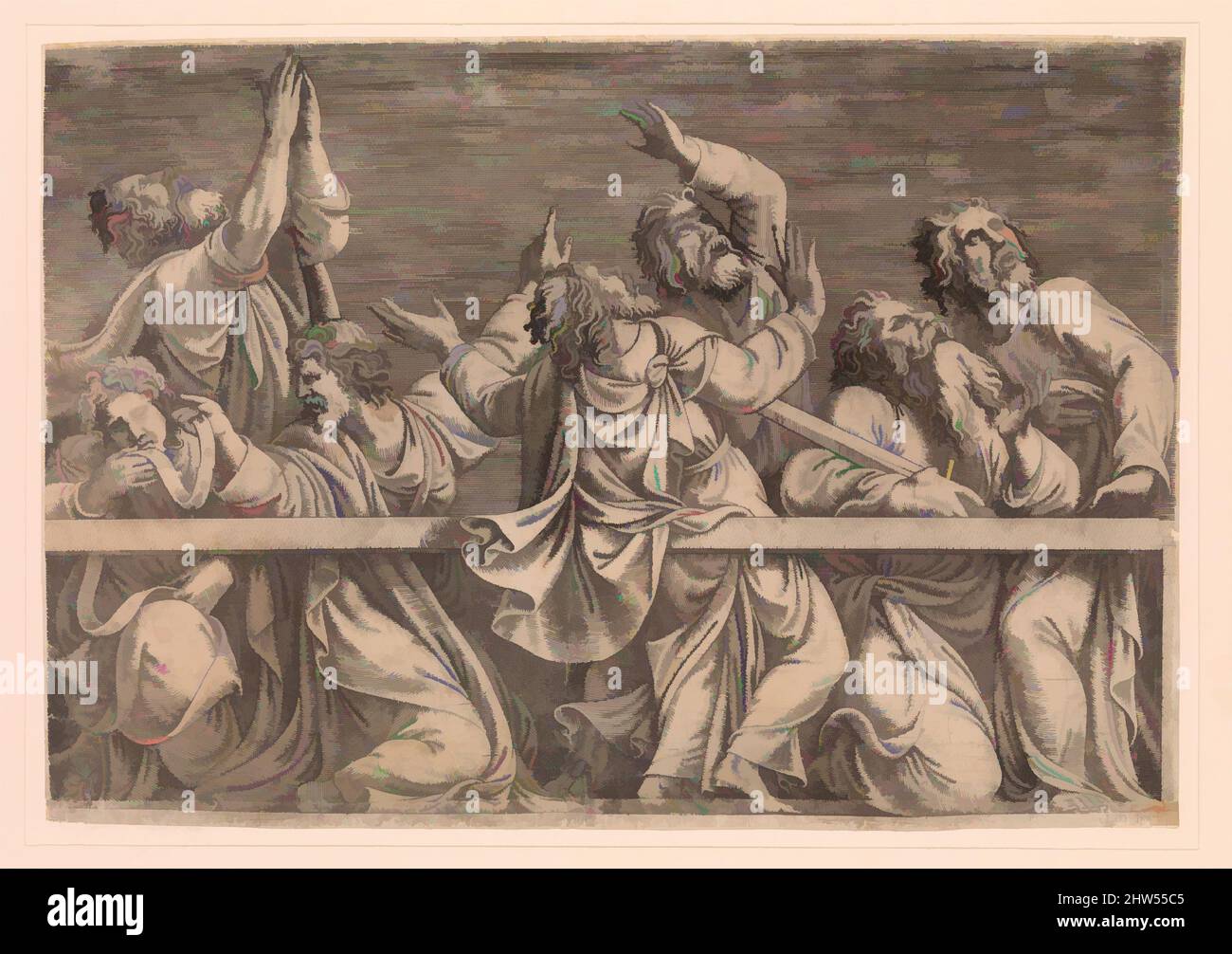 Art inspired by The Apostles Looking at Christ and the Virgin in a ...