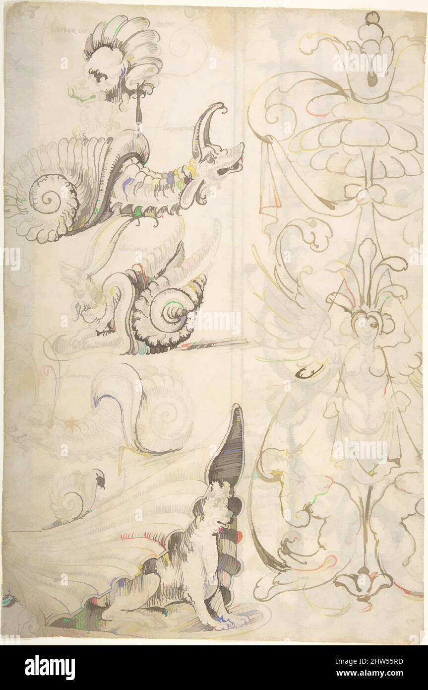 Art inspired by Flemish Grotesque Creatures and a Candelabra Grotesque ...