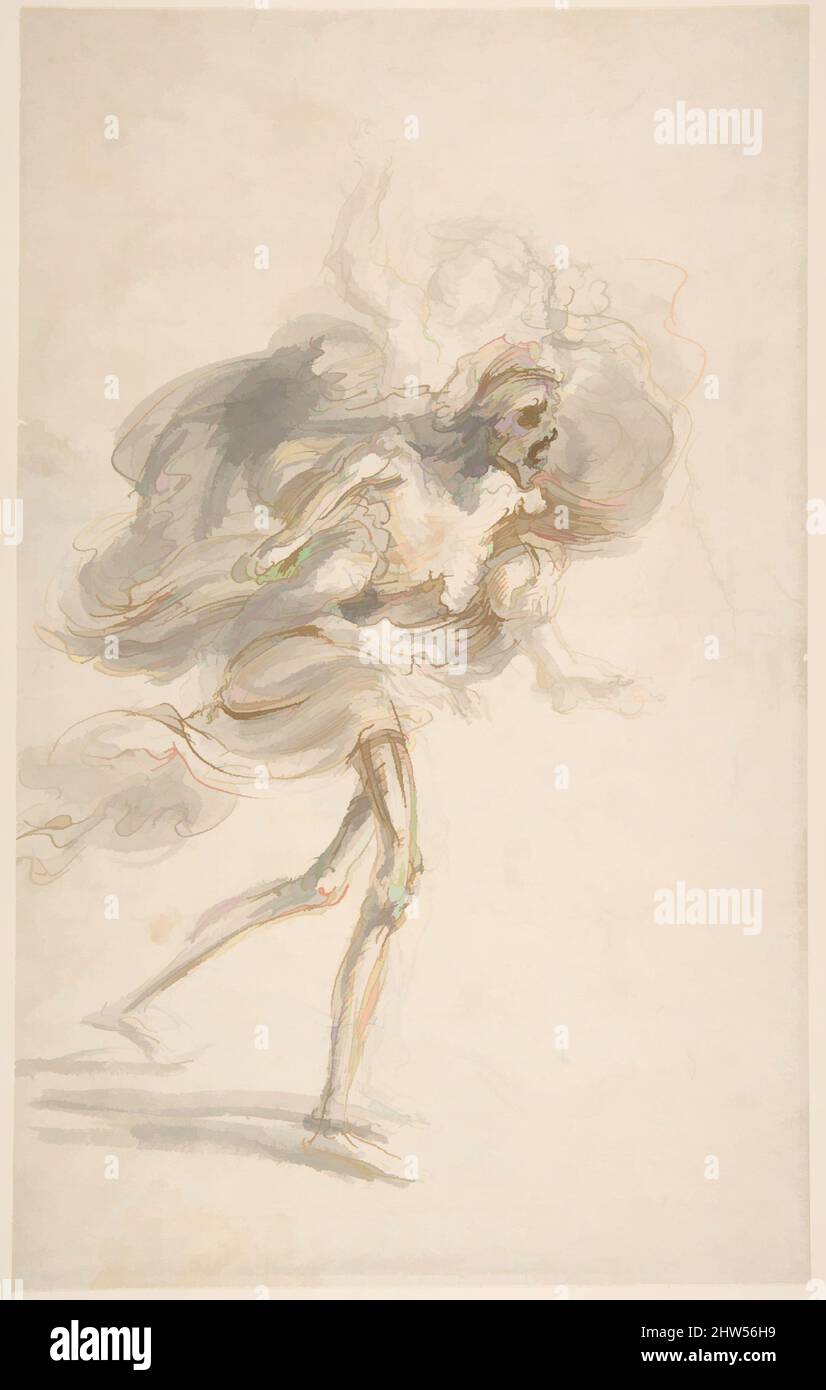Art inspired by Death Carrying a Child, 1610–64, Pen and brown ink and ...