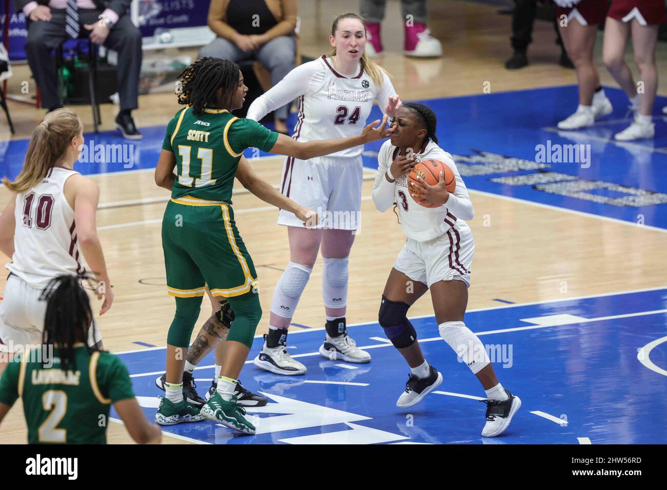 Wilmington, DE, USA. 3rd Mar, 2022. Fordham guard ASIAH DINGLE (3 ...