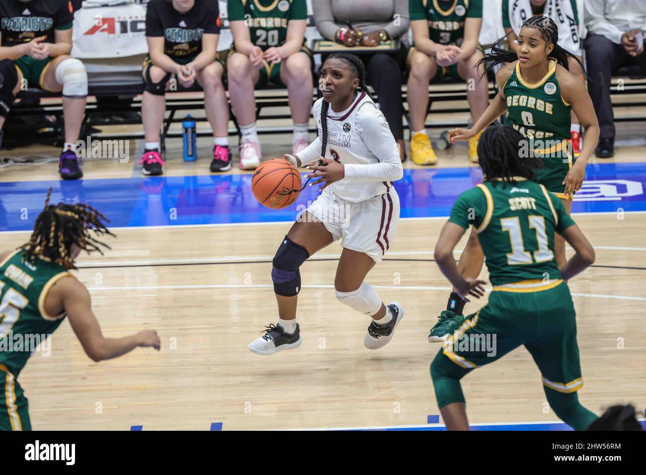 Wilmington, DE, USA. 3rd Mar, 2022. Fordham guard ASIAH DINGLE (3 ...